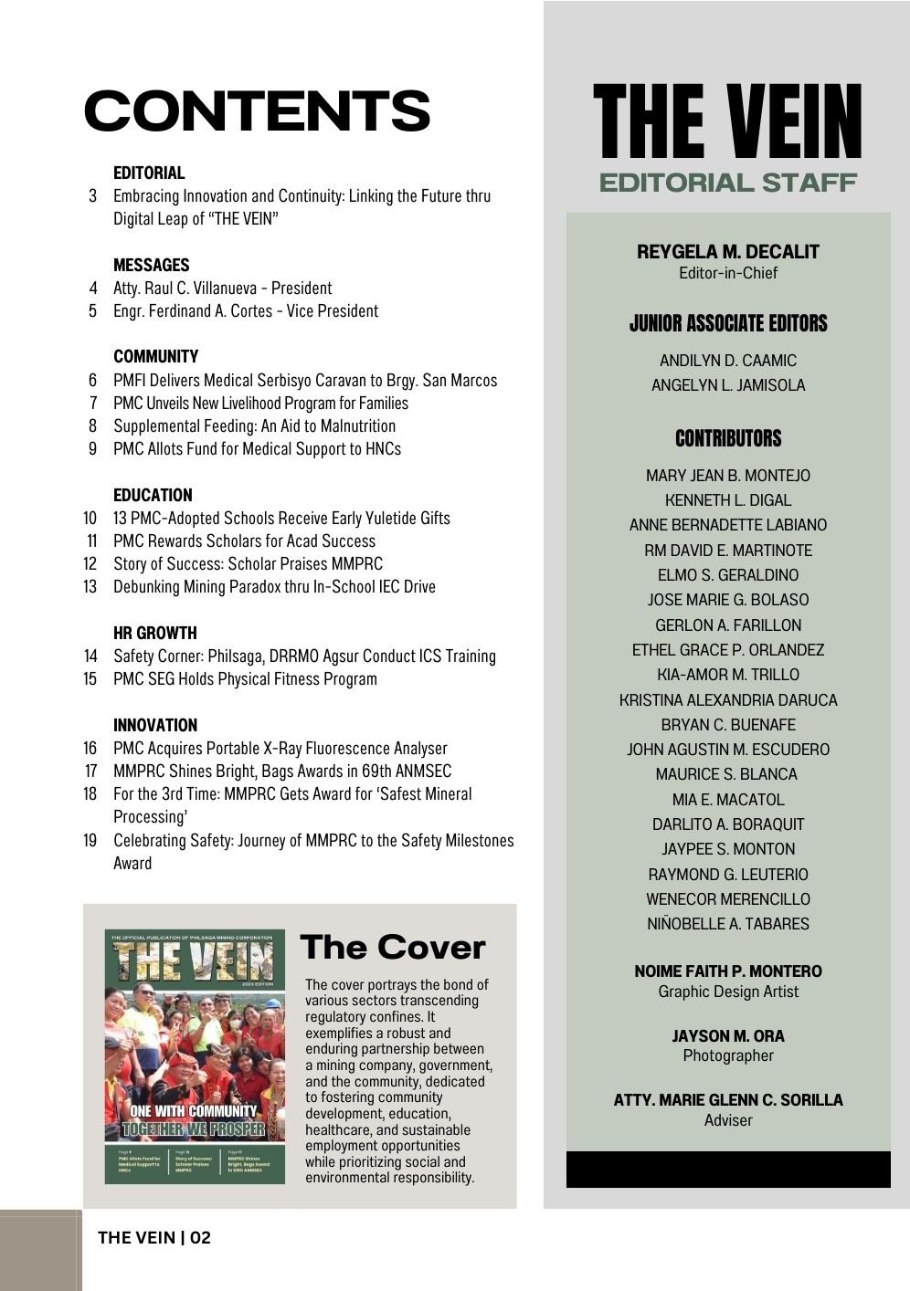 The Vein | Philsaga Mining Corporation